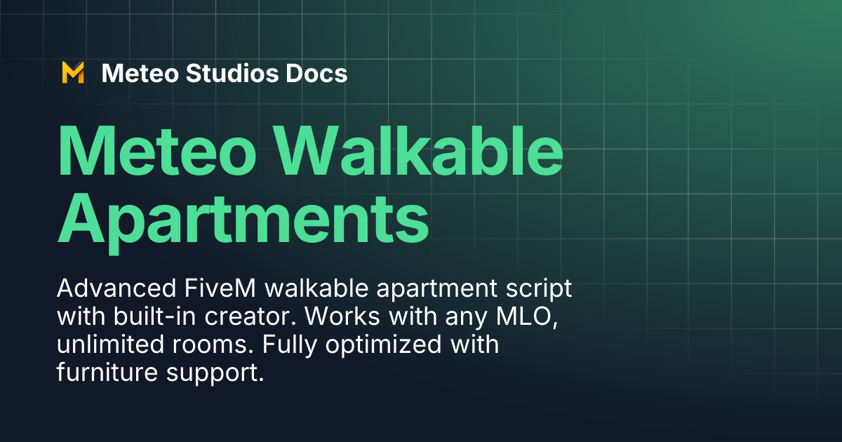 Meteo Walkable Apartments | Meteo Studios Docs